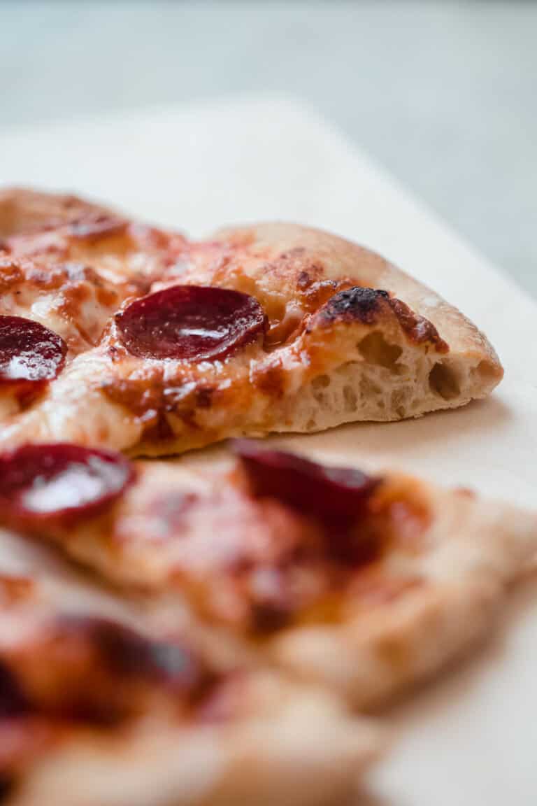 Easiest Lazy No Knead Pizza Dough Recipe | Little Spice Jar