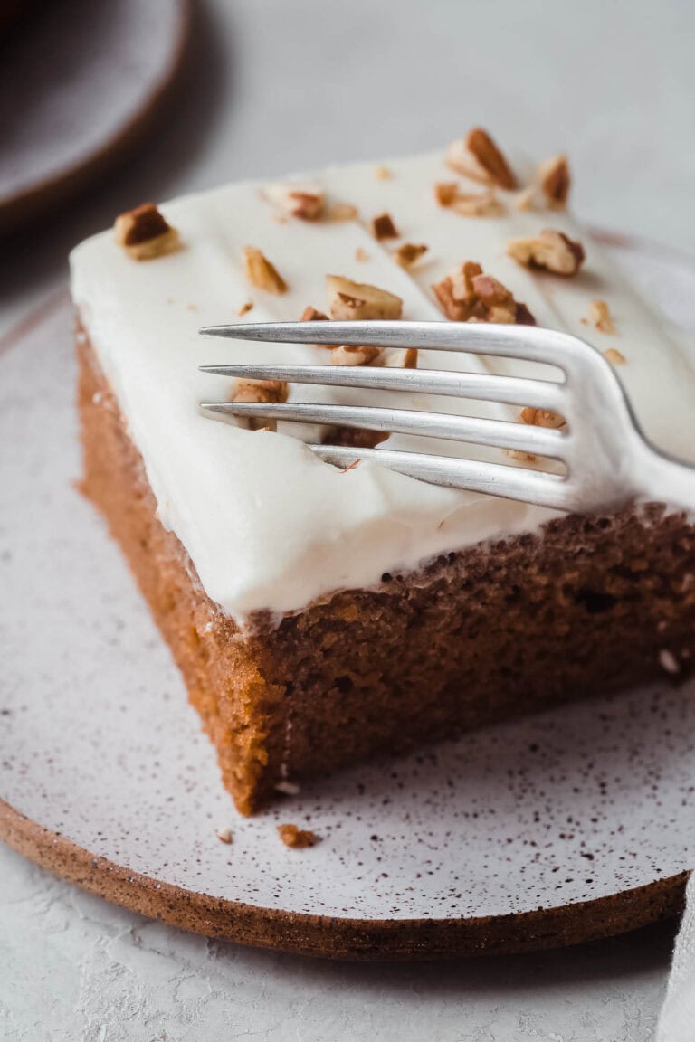 Moist Spice Cake with Cream Cheese Frosting Recipe | Little Spice Jar