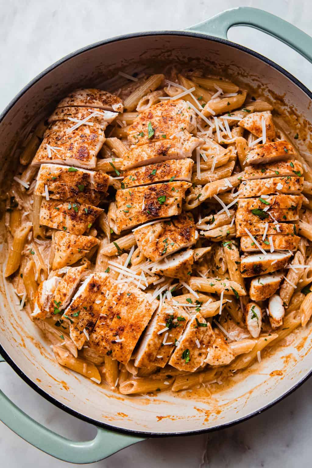Creamy Chicken Paprika Pasta Recipe - Little Spice Jar