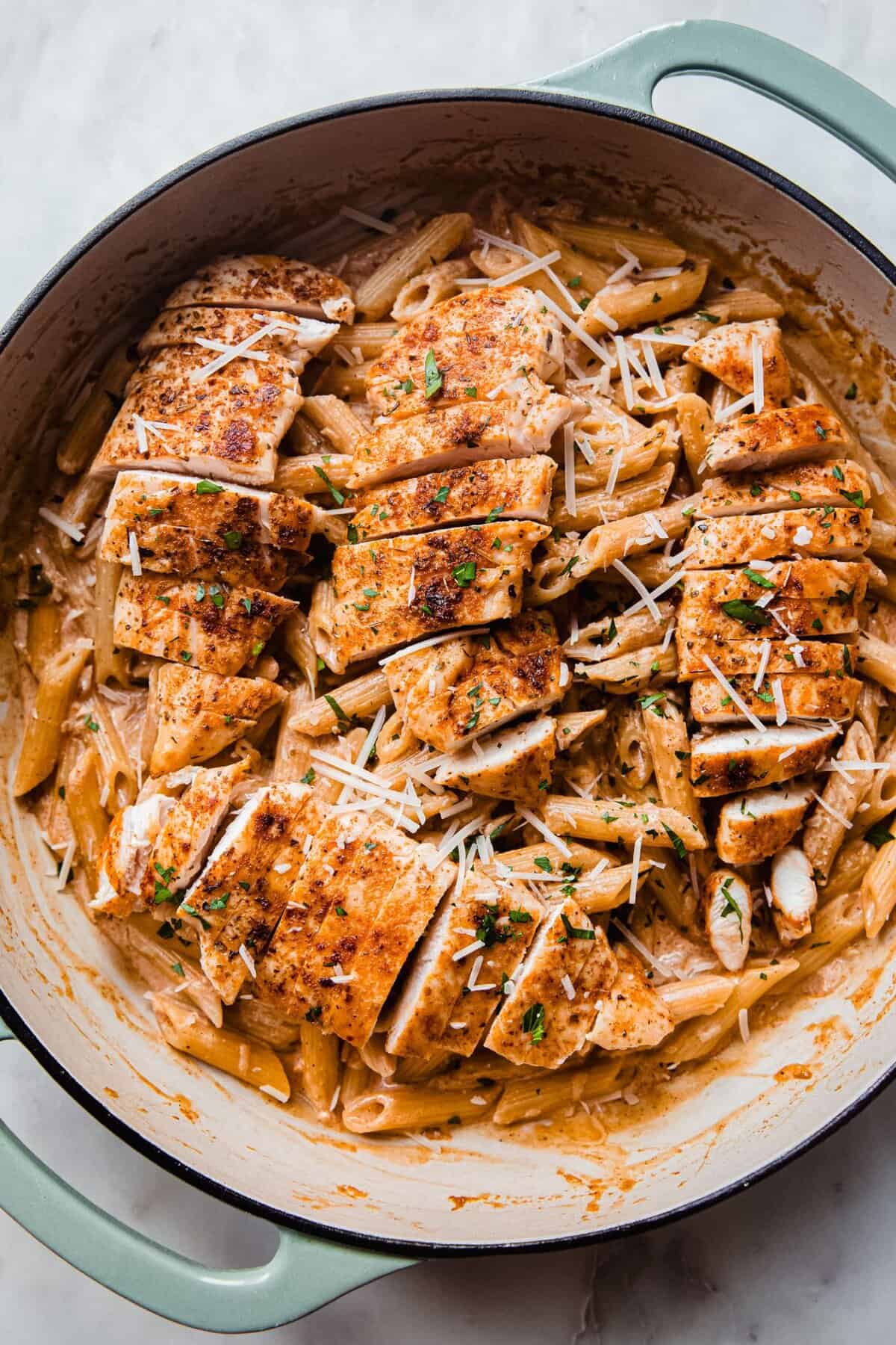 Creamy Chicken Paprika Pasta Recipe - Little Spice Jar