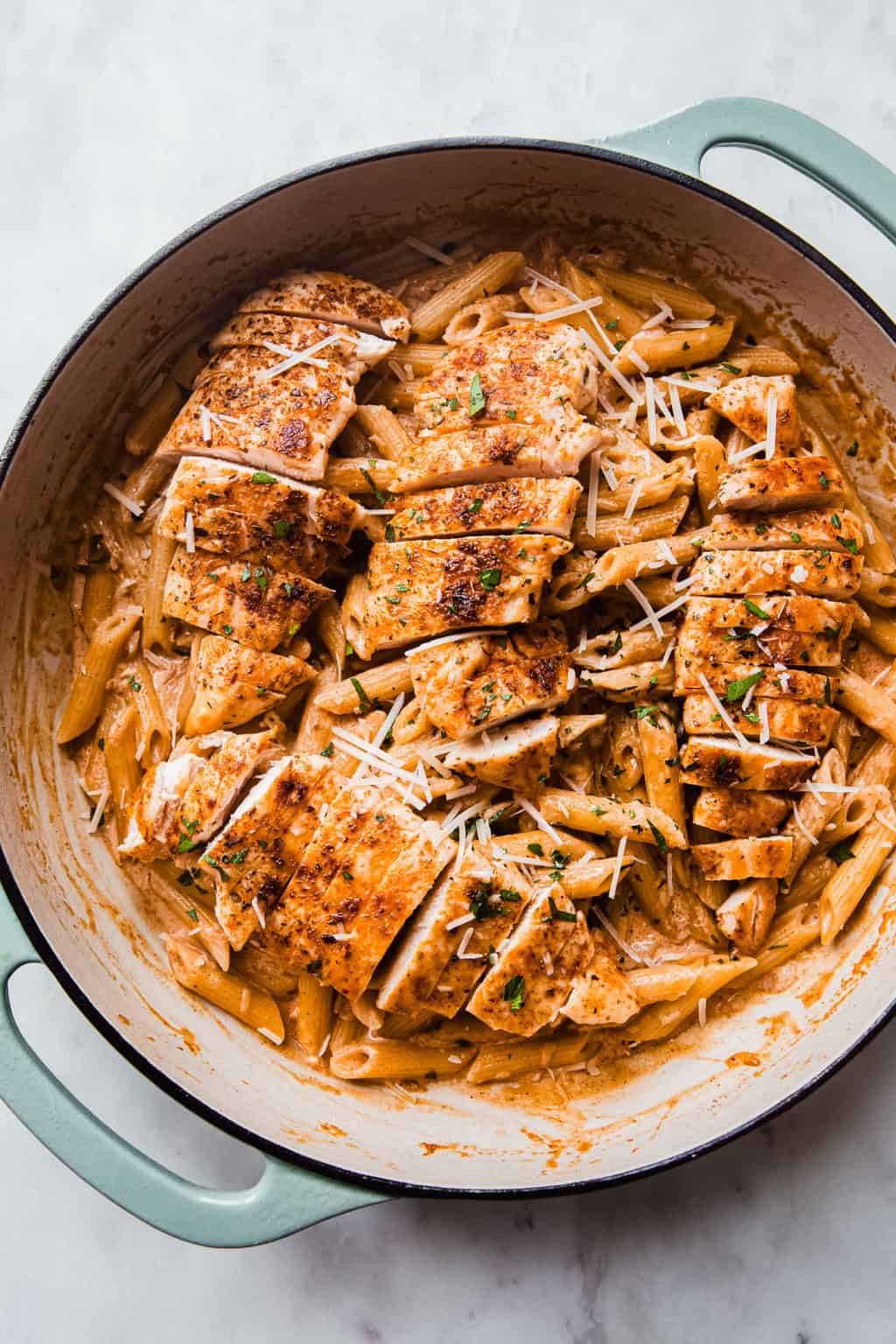 Creamy Chicken Paprika Pasta Recipe - Little Spice Jar