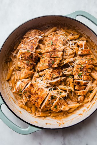 Creamy Chicken Paprika Pasta Recipe - Little Spice Jar