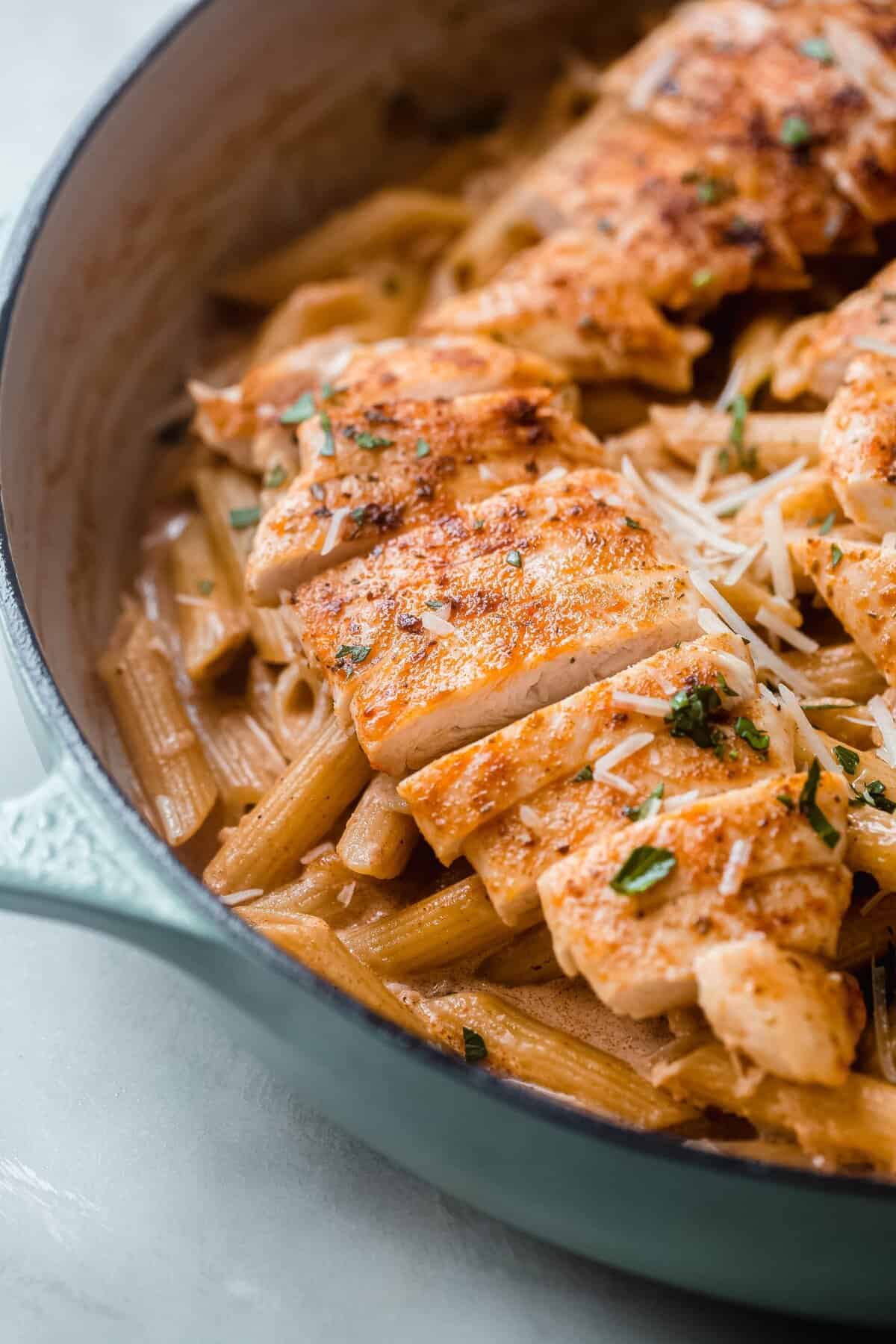 Creamy Chicken Paprika Pasta Recipe - Little Spice Jar