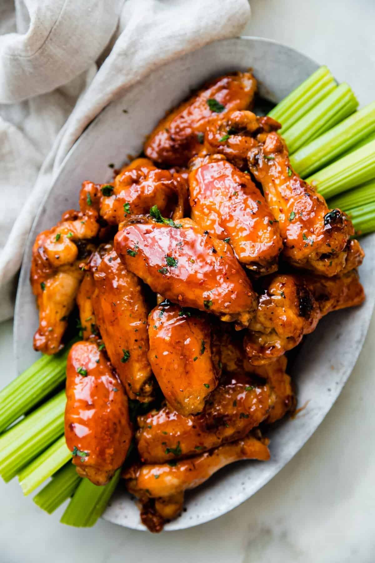 Sticky Firecracker Wings Recipe | Little Spice Jar