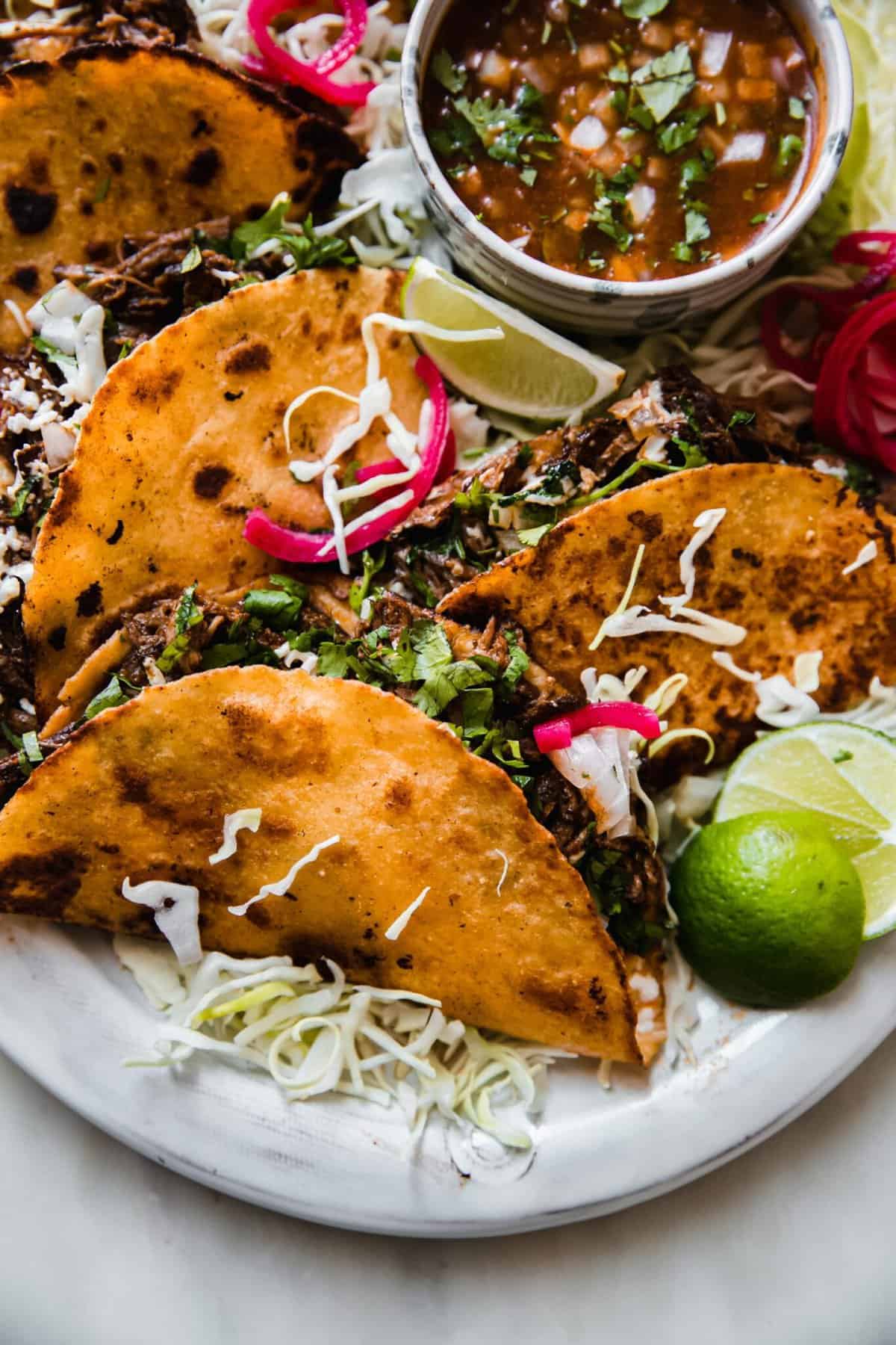 Cheese Birria Tacos Recipe (Quesabirria) | Little Spice Jar