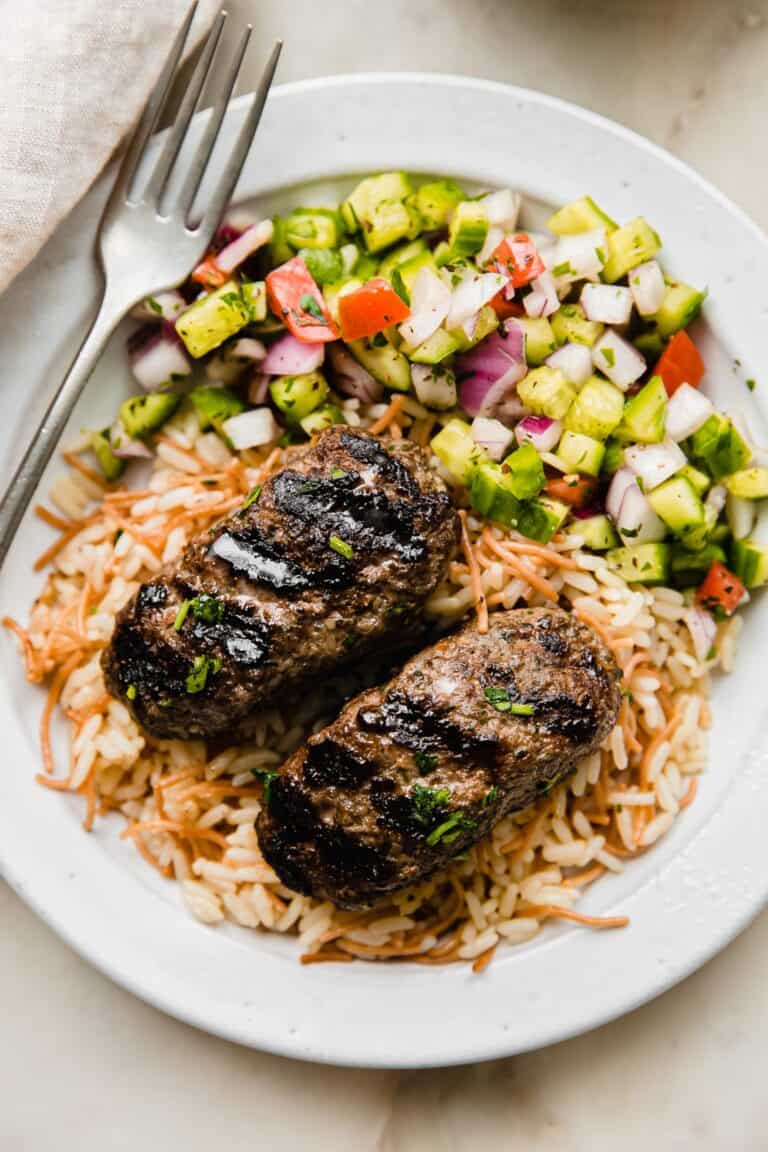 Beef Kafta Kebabs Recipe | Little Spice Jar