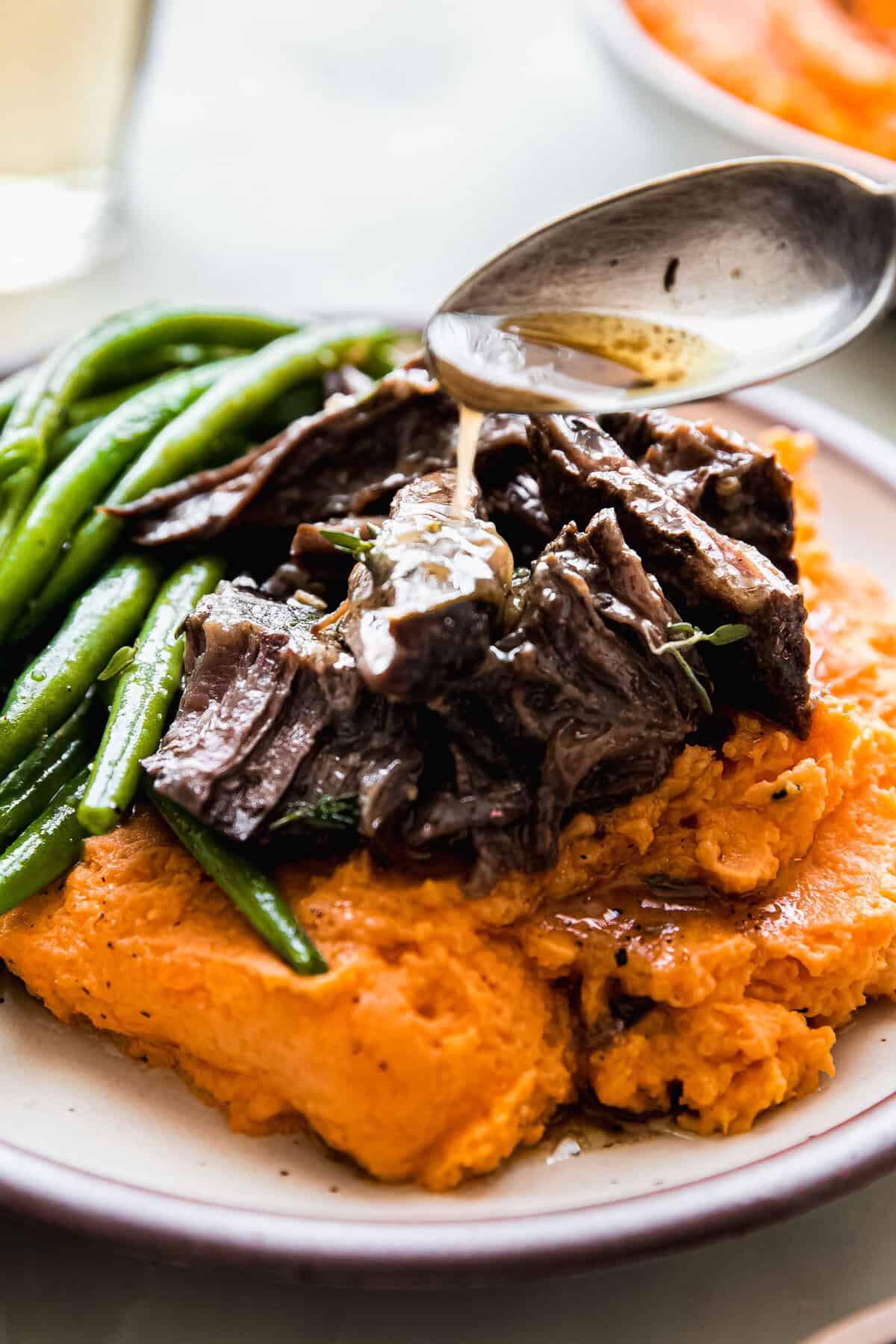 Braised Cider Pot Roast with Onions Recipe | Little Spice Jar
