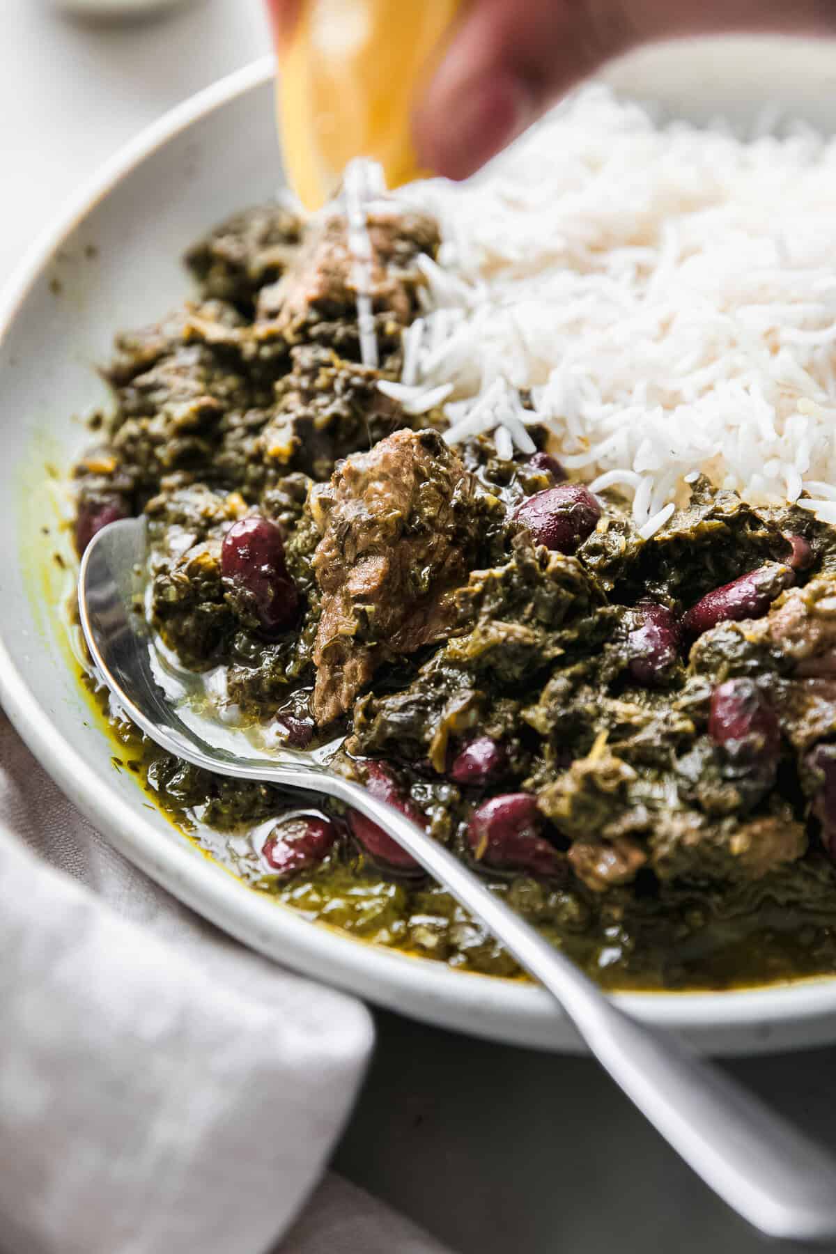 Ghormeh Sabzi Recipe Persian Herb Stew Little Spice Jar