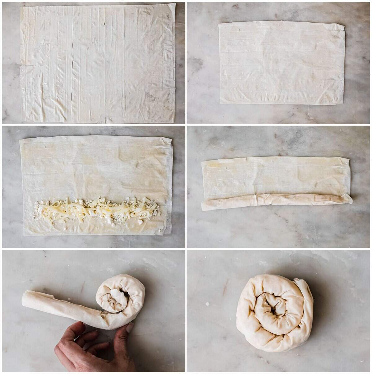 Crispy Feta Cheese Filo Pastry Spirals Recipe | Little Spice Jar