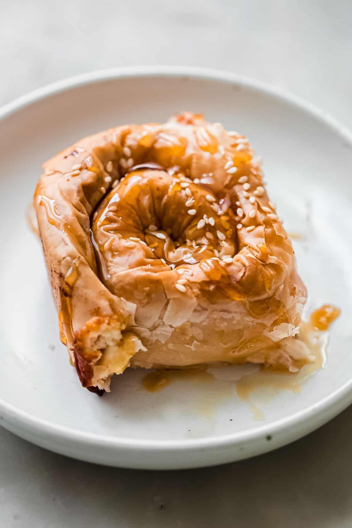 Crispy Feta Cheese Filo Pastry Spirals Recipe | Little Spice Jar