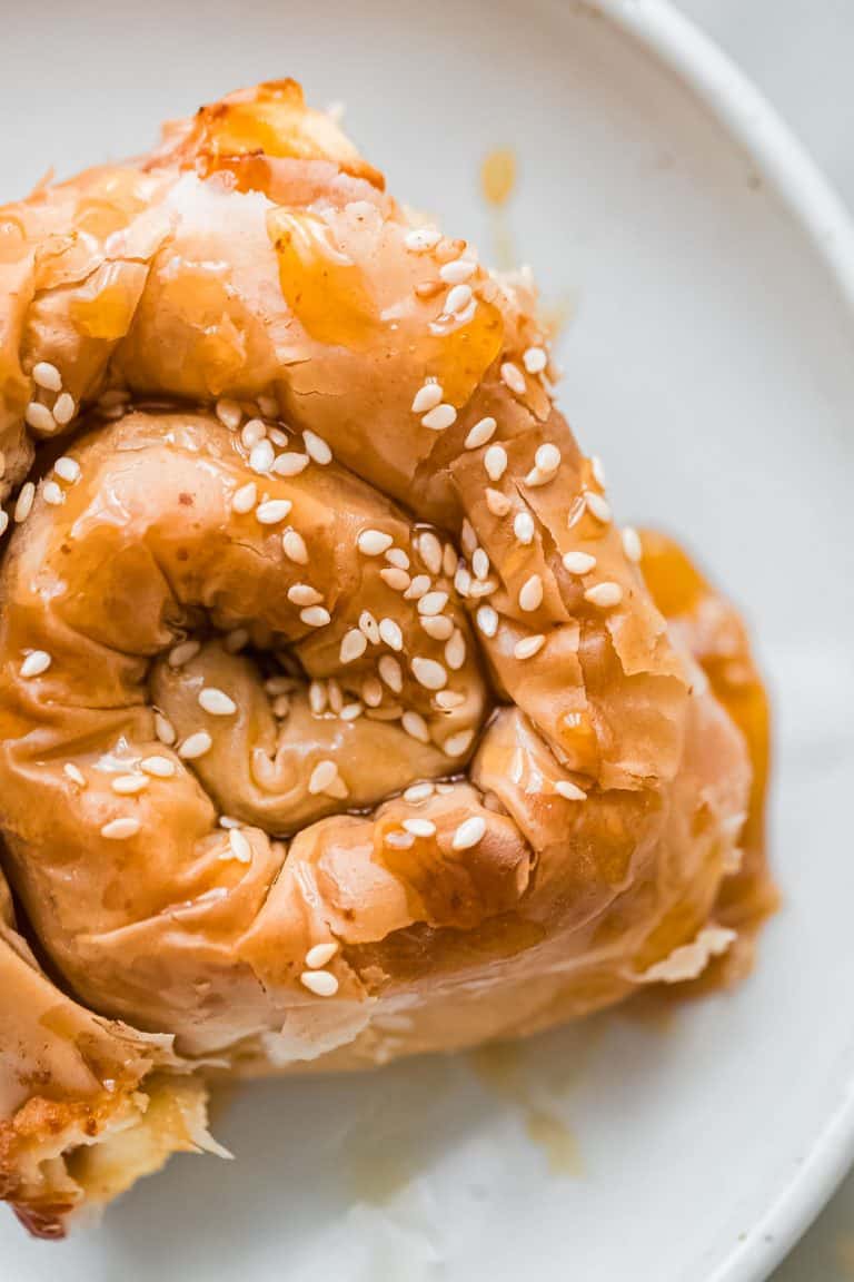 Crispy Feta Cheese Filo Pastry Spirals Recipe | Little Spice Jar