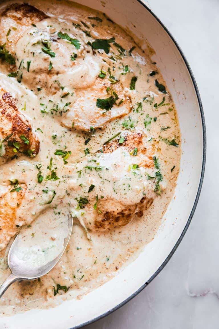 Saucy Lemon Cilantro Chicken Recipe | Little Spice Jar