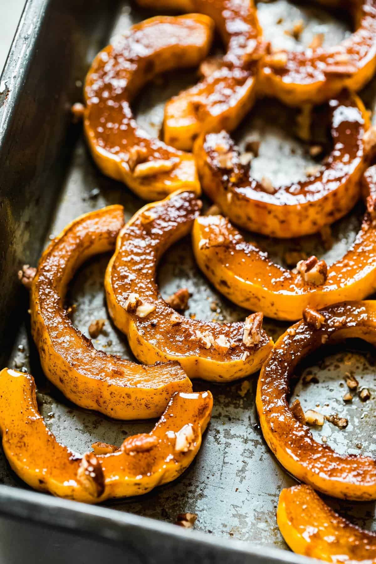 Maple Roasted Delicata Squash Recipe | Little Spice Jar