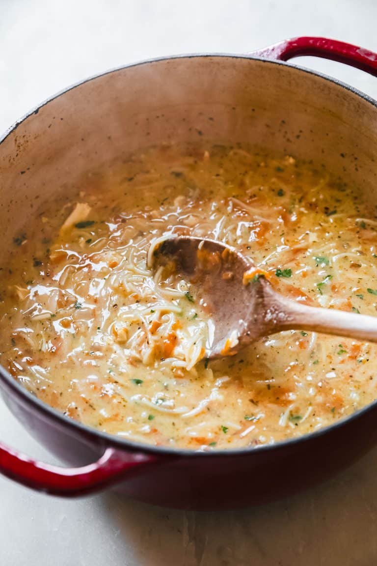 Turkish Chicken Soup Recipe (Tavuk Cobasi) - Little Spice Jar