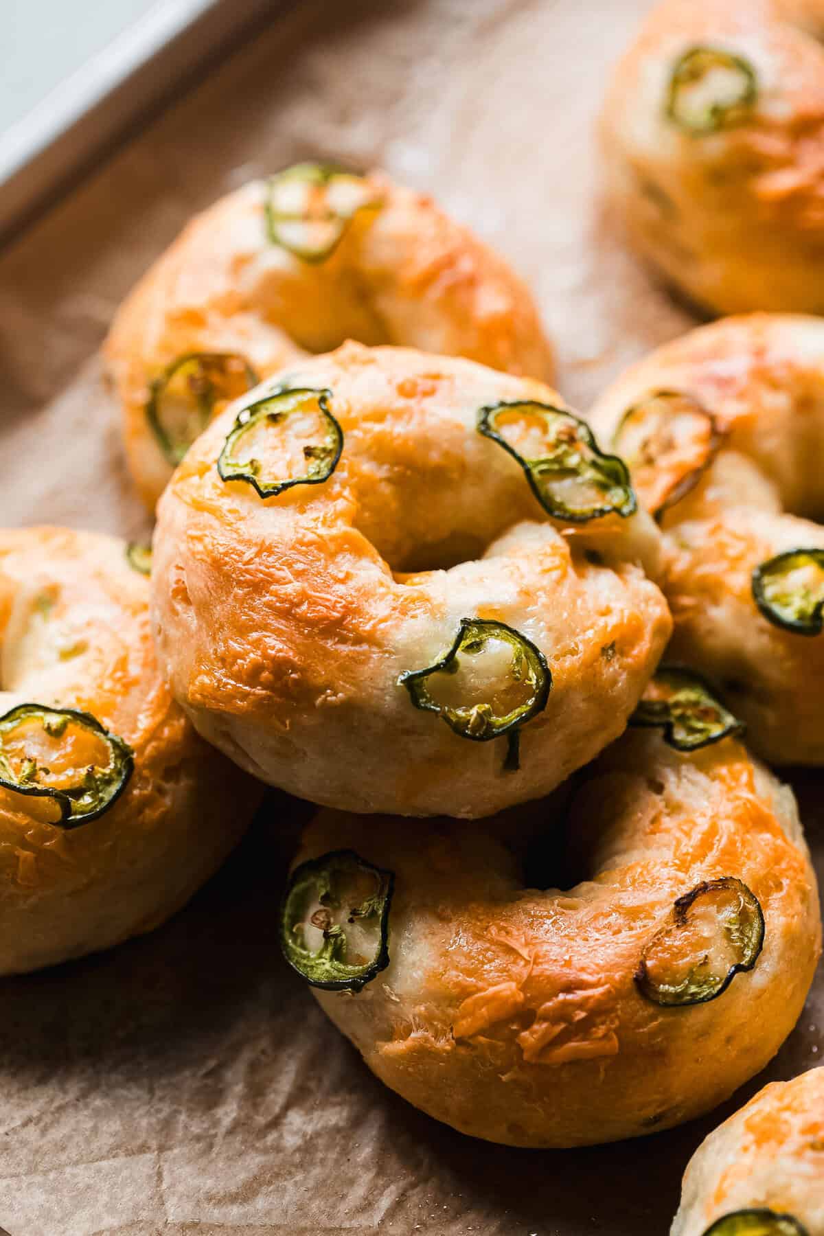 Protein Jalapeño Bagels with Cheddar Cheese Recipe | Little Spice Jar