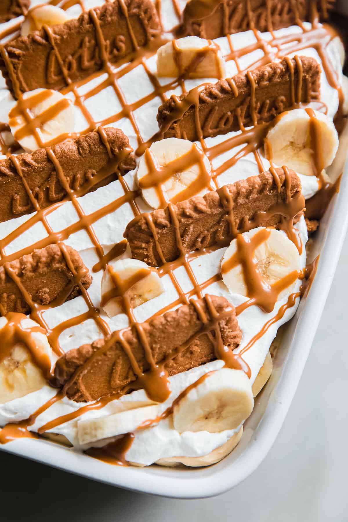 Biscoff Banana Pudding Recipe with Dulce de Leche | Little Spice Jar