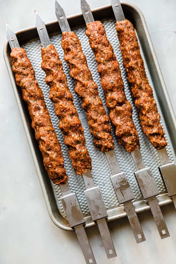 Adana Kebab Recipe with Sumac Onions | Little Spice Jar